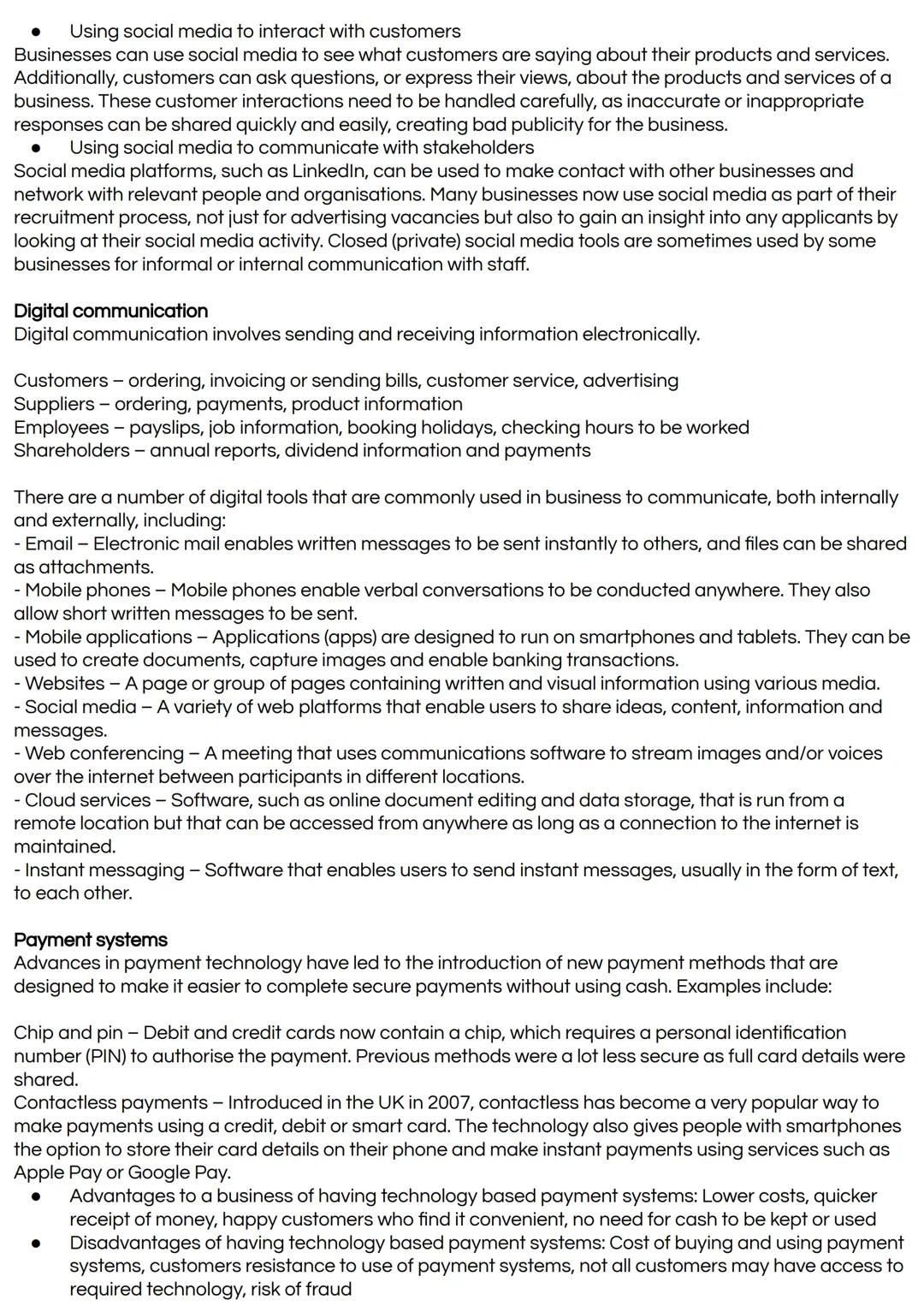 Edexcel Business Theme 1 Revision Notes PDF | Free A-level & GCSE ...