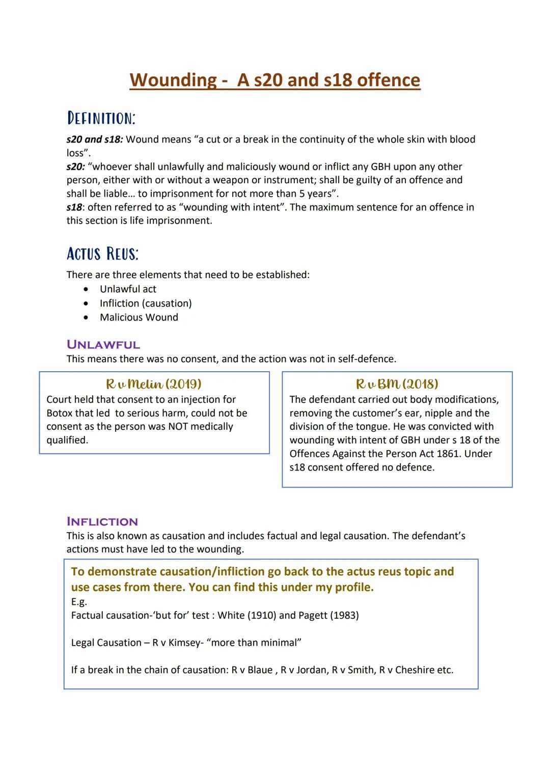Simply explained: Understanding S18 and S20 GBH: Cases, Sentences, and ...
