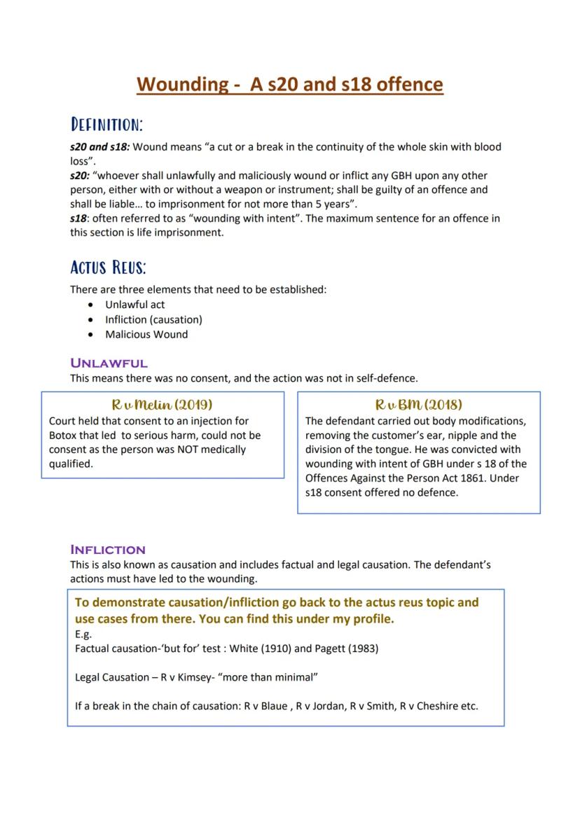 Simply explained: Understanding S18 and S20 GBH: Cases, Sentences, and ...