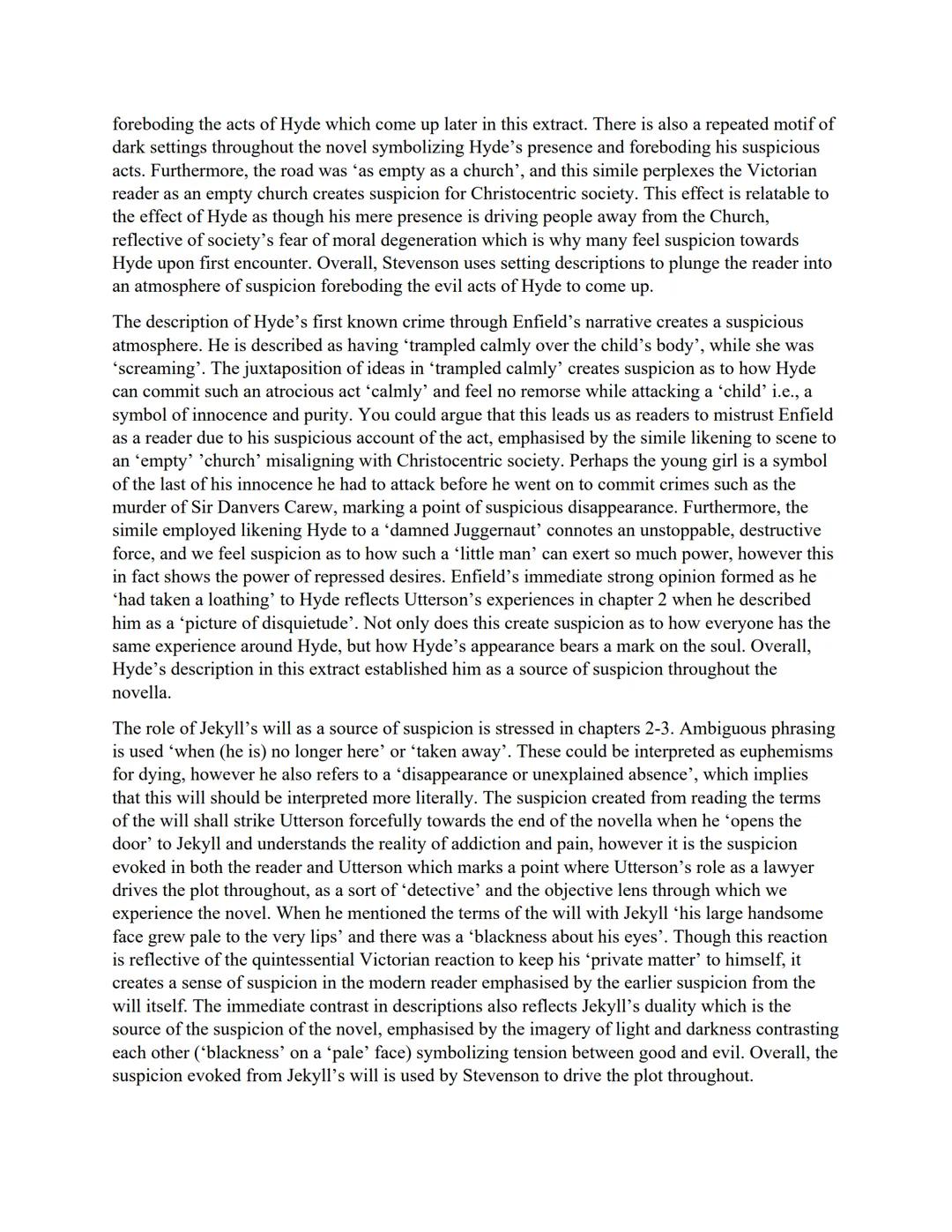 Simply explained: GCSE Model Essays and Questions for Dr Jekyll and Mr ...