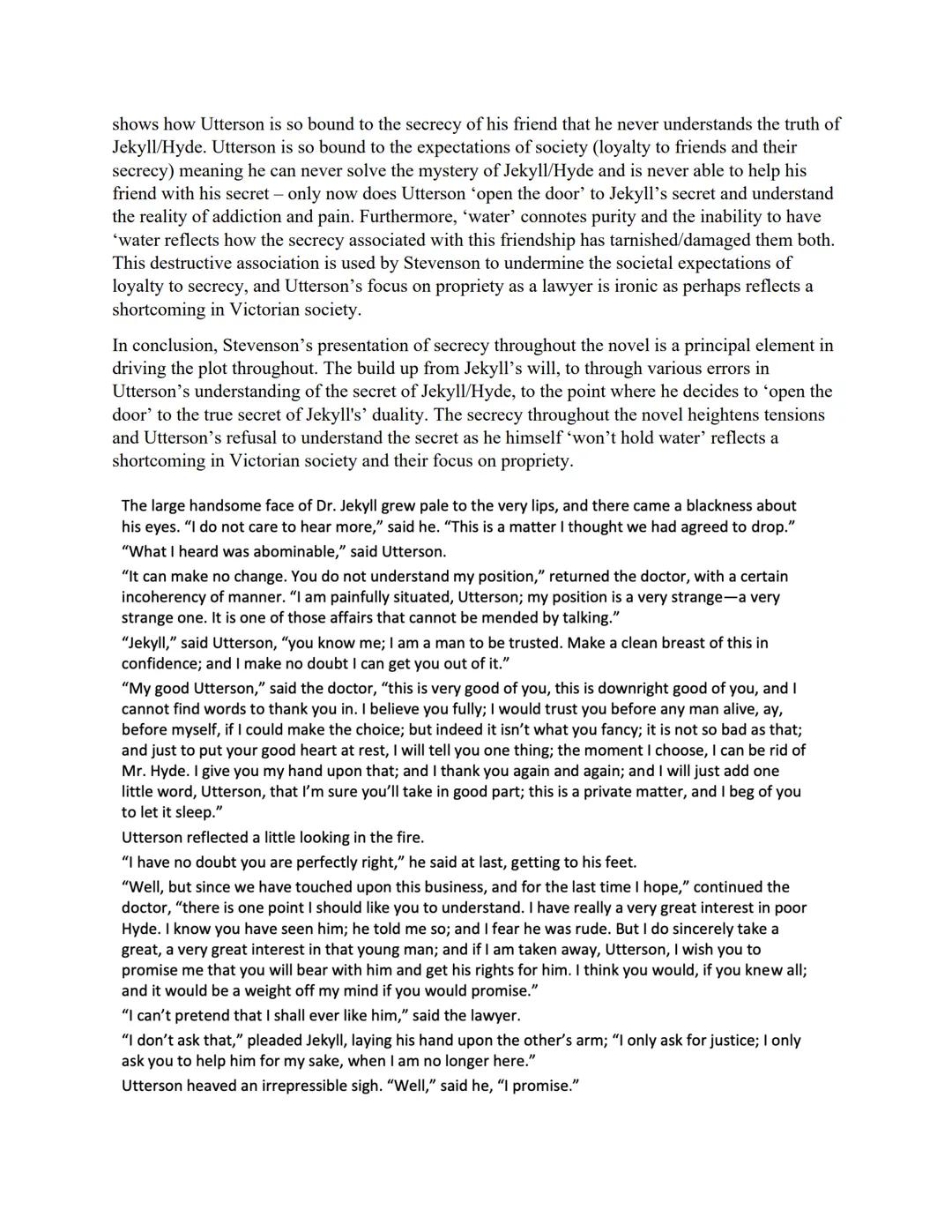 Simply explained: GCSE Model Essays and Questions for Dr Jekyll and Mr ...