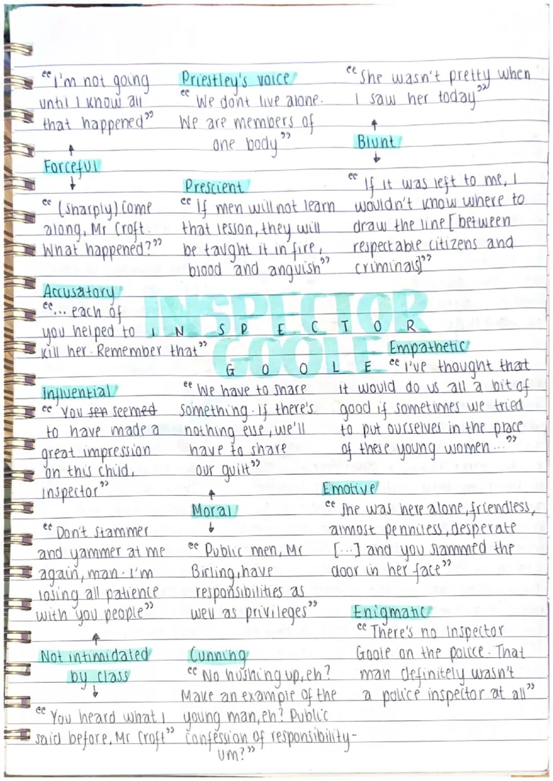 Simply explained: An Inspector Calls Character Analysis PDF – Easy GCSE ...