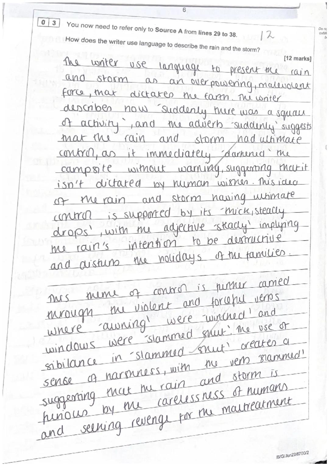 GCSE English Language Paper 2 2022 Model Answers and Mark Scheme PDF ...