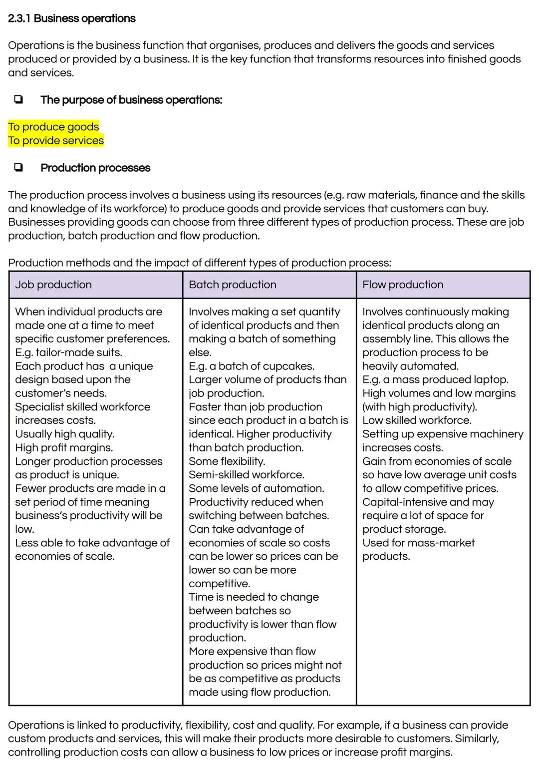 GCSE Edexcel Business Theme 2 Revision Notes (Business) - Knowunity
