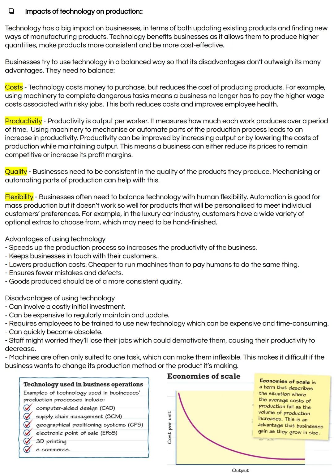 GCSE Edexcel Business Theme 2 Revision Notes (Business) - Knowunity
