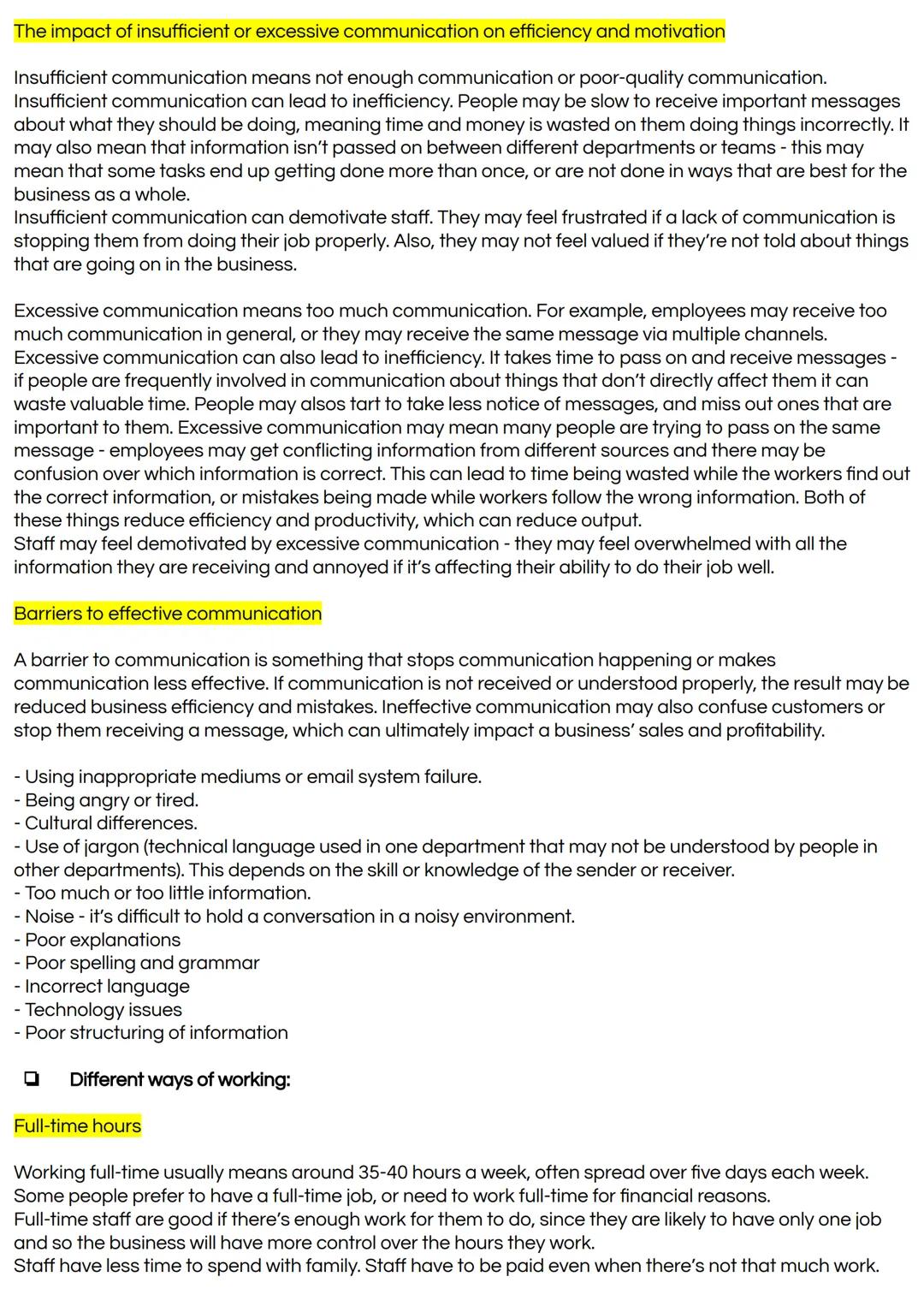 GCSE Edexcel Business Theme 2 Revision Notes (Business) - Knowunity