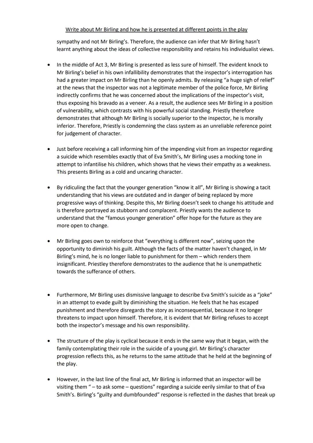 Mr Birling and Mrs Birling in An Inspector Calls: Quotes, Analysis, and ...