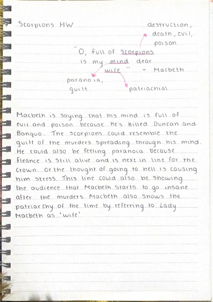 Simply explained: Macbeth's 'O, Full of Scorpions Is My Mind' - Line by ...