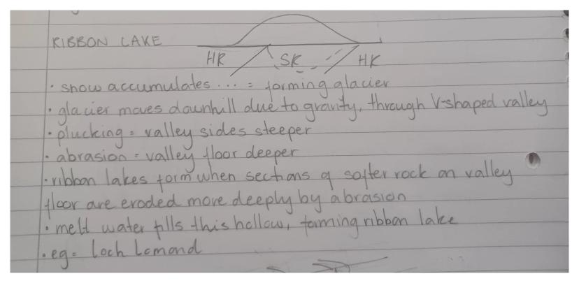 How Ribbon Lakes Form: Diagrams, Facts, and Examples for Kids (Biology ...