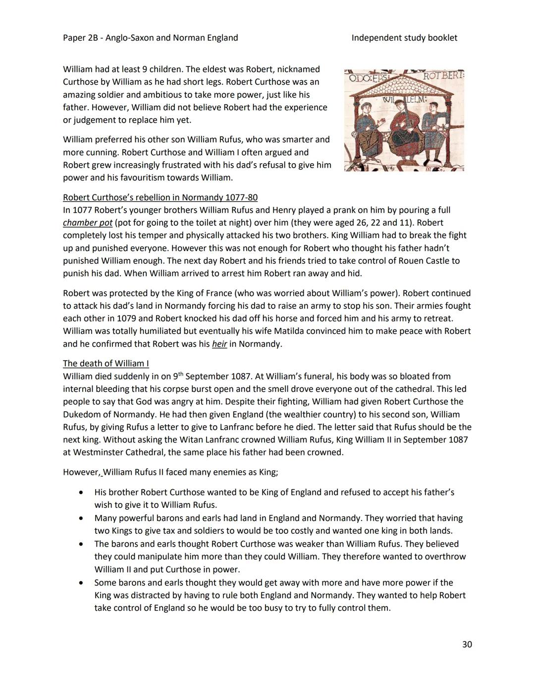 Gcse History- Normans revision (History) - Knowunity