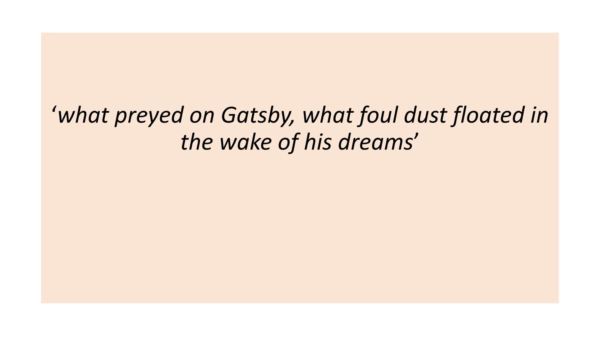The Great Gatsby Key Quotes & Easy Explanations for AQA English ...